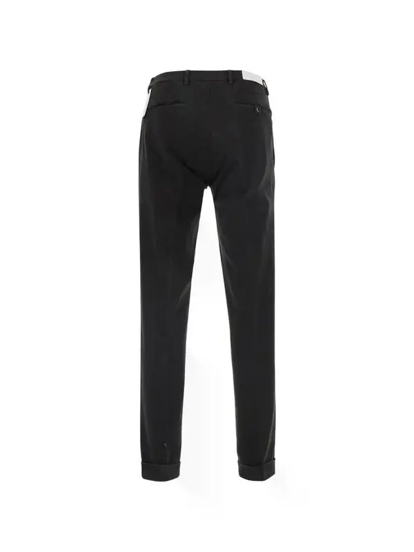 MICHAEL COAL Pleated-detail Turn-up Trousers