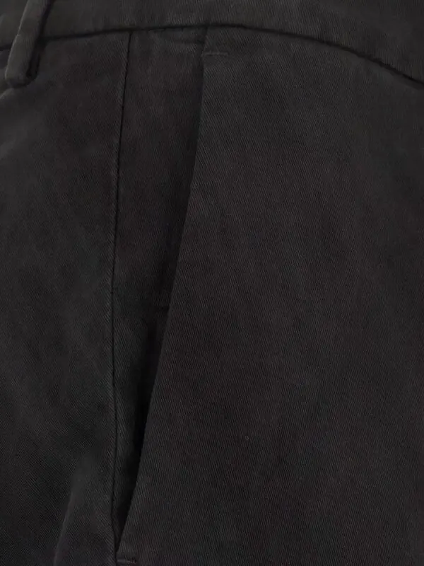 MICHAEL COAL Pleated-detail Turn-up Trousers