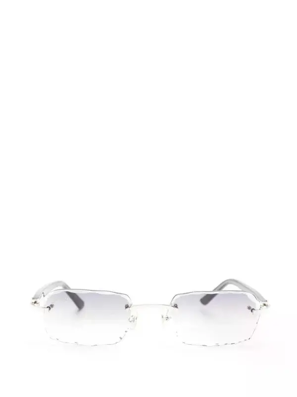 Cartier Mosaic Rimless Sunglasses