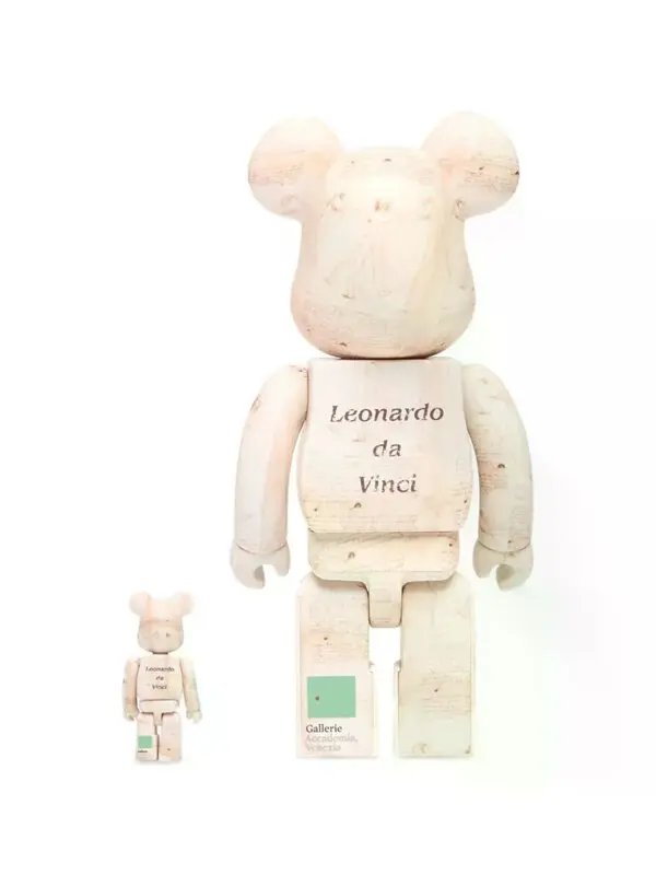 MEDICOM TOY Be@rbrick Leonardo Da Vinci Vitruvian Set - Neutrals