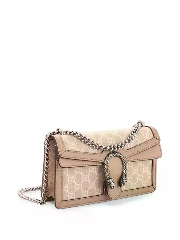 Gucci Dionysus Bag Gg Coated Canvas With Leather Small Shoulder Bag