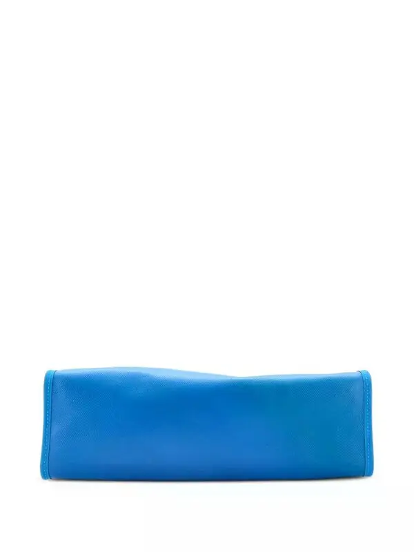 Hermès Herbag Zip Berline Vache Canvas And Leather 31 Shoulder Bag - Blue