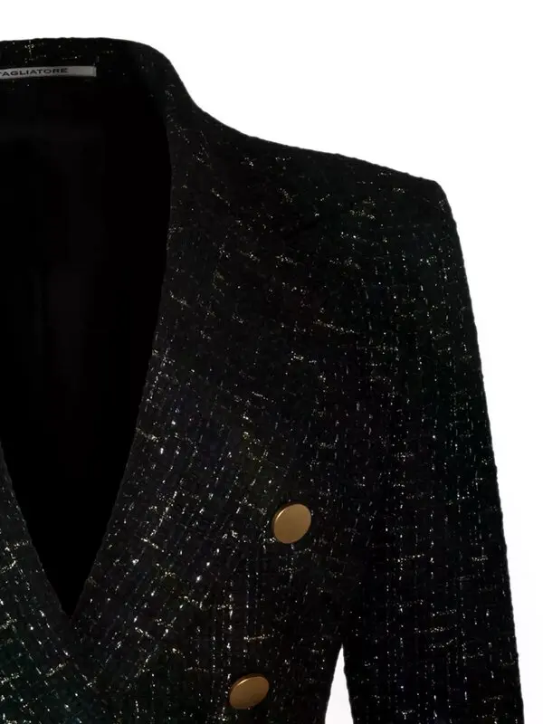 Tagliatore Double-breasted Tweed Blazer