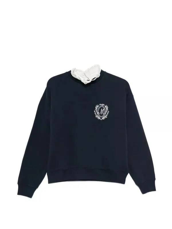 Maje Logo-embroidered Sweatshirt