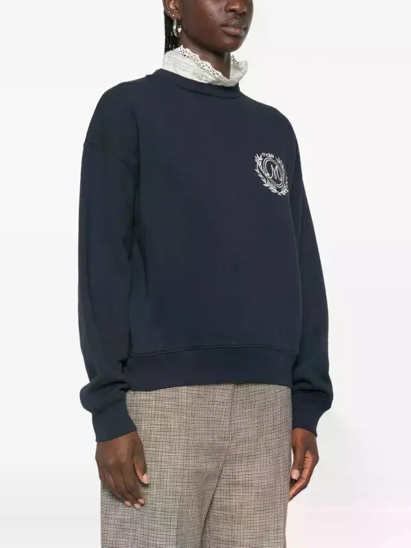 Maje Logo-embroidered Sweatshirt