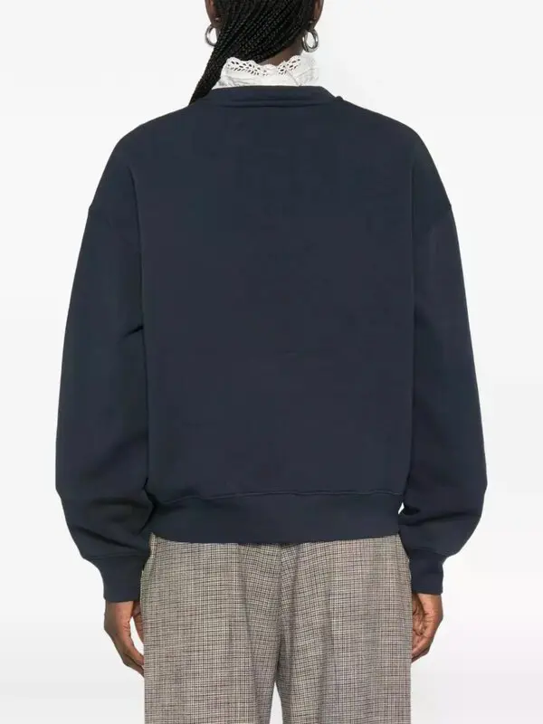 Maje Logo-embroidered Sweatshirt