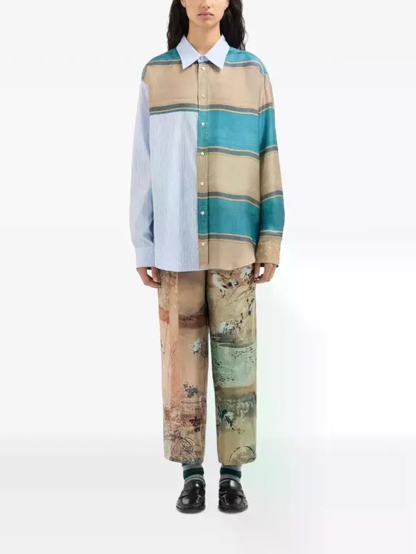 PIERRE-LOUIS MASCIA Alomhi Striped Shirt