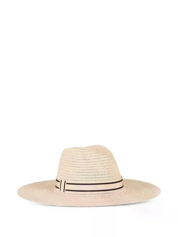Eugenia Kim Emmanuelle Striped-band Hat - Neutrals