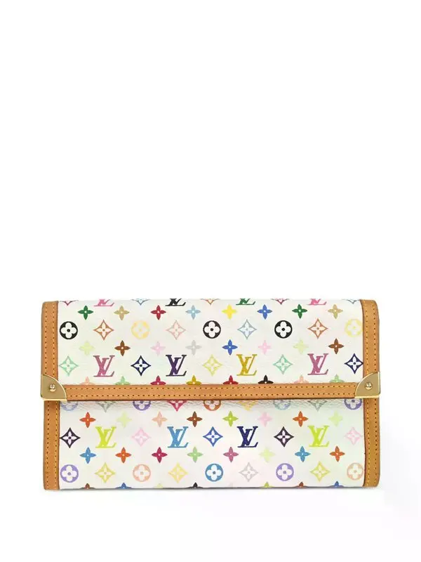 LOUIS VUITTON 2003 Monogram Porte Tresor International Wallet - White