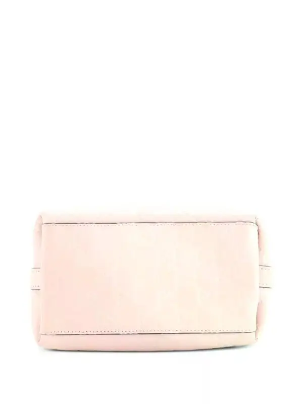 Gucci Gg Emblem Gg Embossed Leather Small Bucket Bag