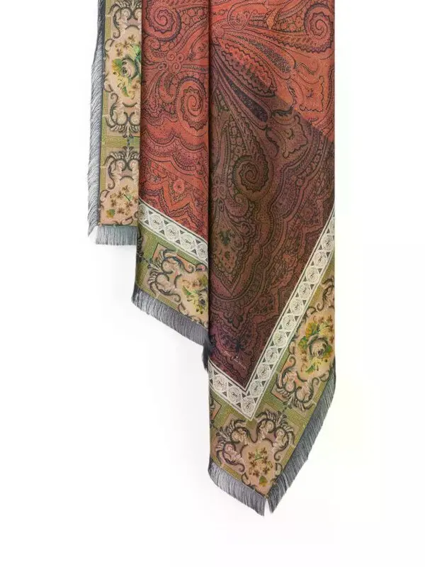 PIERRE-LOUIS MASCIA Aloeuw Shawl Scarf - Red