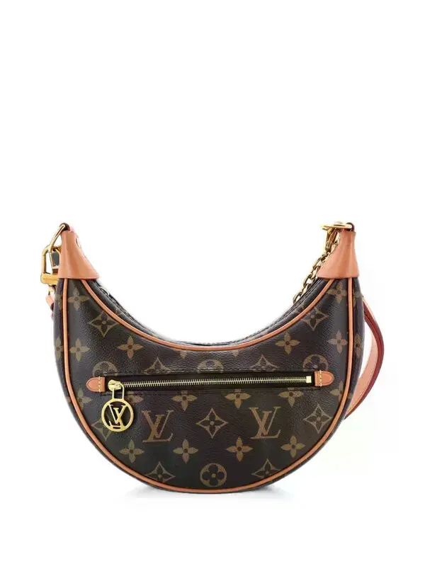 LOUIS VUITTON Loop Handbag Monogram Canvas Hobo Bag