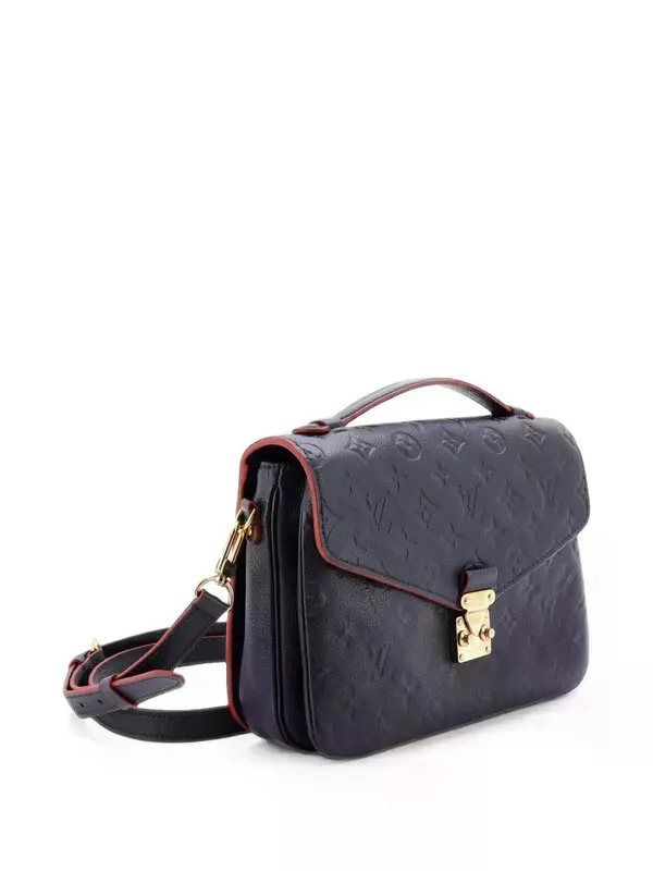 LOUIS VUITTON Pochette Metis Monogram Empreinte Leather Crossbody Bag