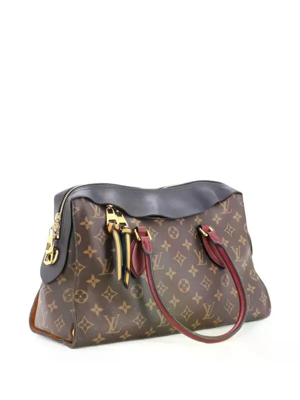 LOUIS VUITTON Tuileries Monogram Canvas With Leather Satchel
