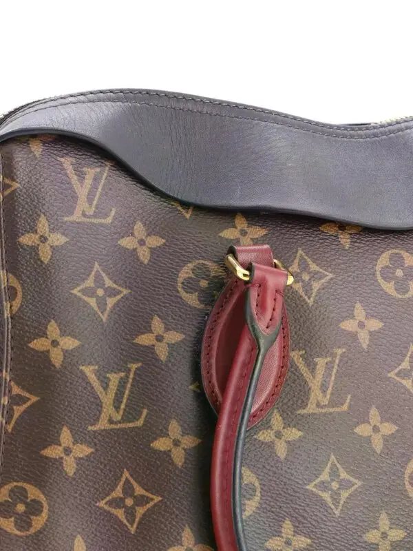 LOUIS VUITTON Tuileries Monogram Canvas With Leather Satchel