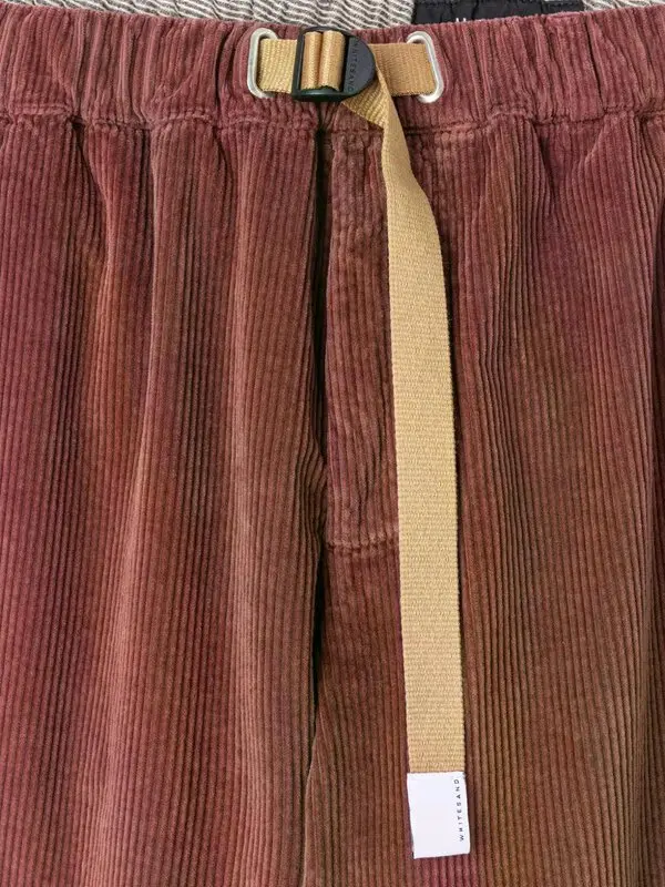WHITE SAND Greg Corduroy Tapered Trousers