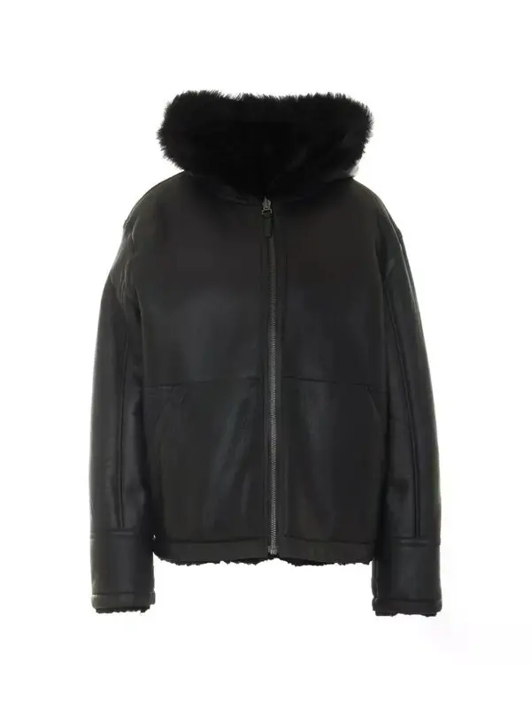 YVES SALOMON Reversible Shearling Leather Jacket