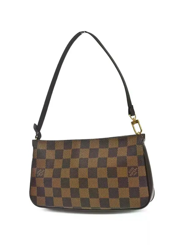 LOUIS VUITTON Damier Ebène Navona Handbag