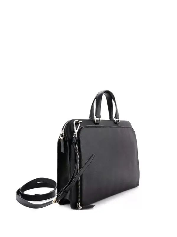 Prada Saffiano Leather Travel Briefcase