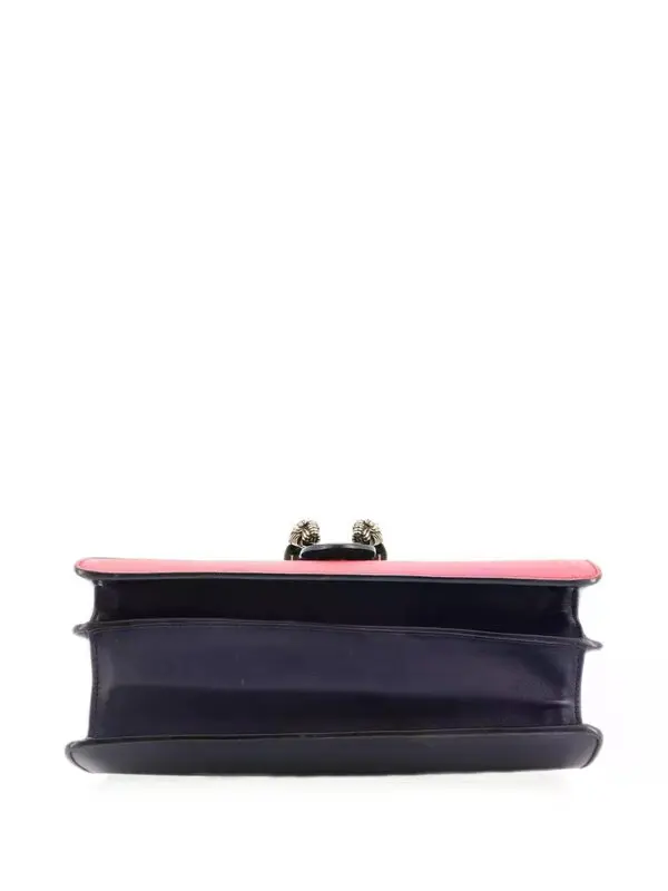 Gucci Dionysus Bamboo Top Handle Bag Colorblock Leather Medium Satchel