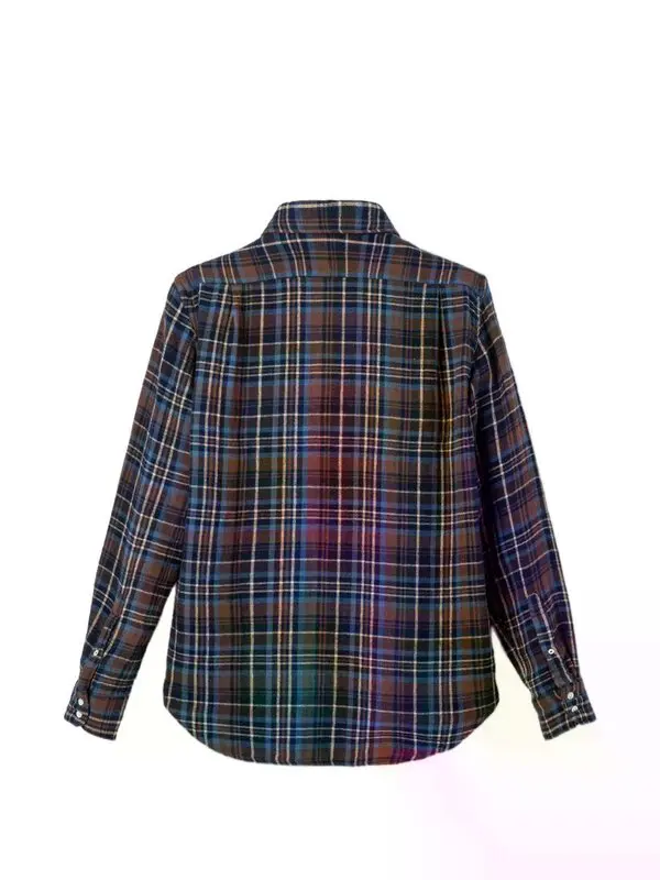 Hartford Paul Double-faced Checked Flannel Shirt
