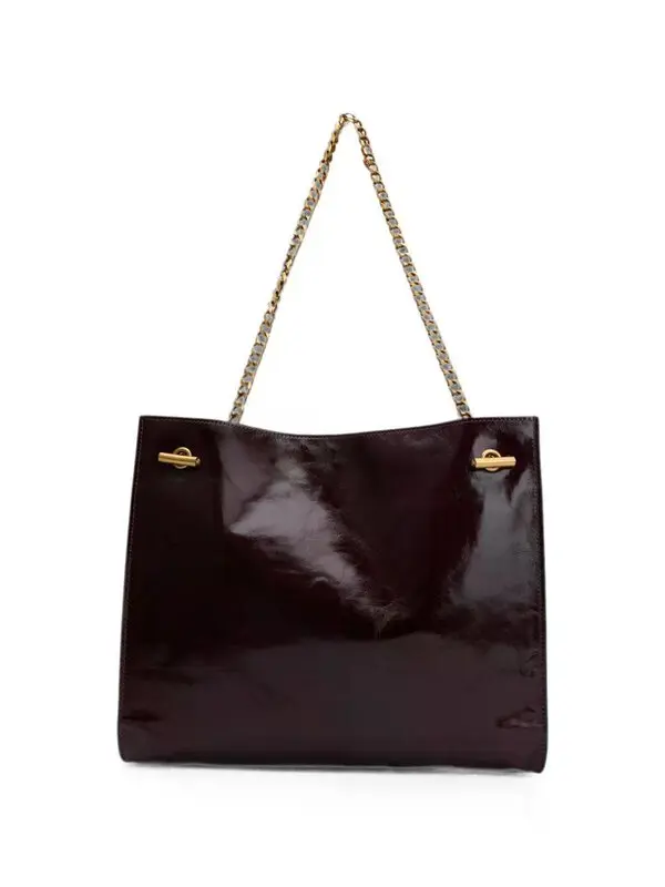Versace Medusa Embellishment Chain-strap Tote Bag