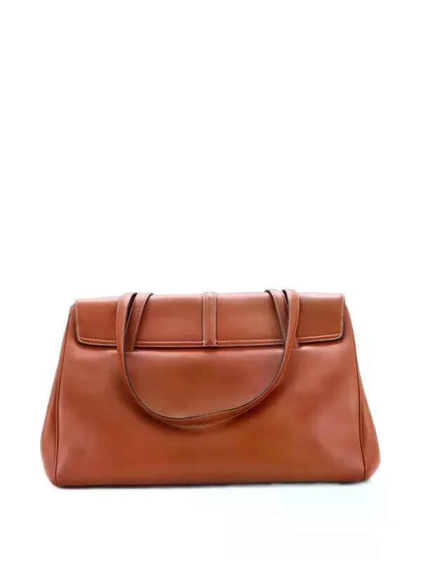 Celine Soft 16 Bag Smooth Calfskin Shoulder Bag - Brown