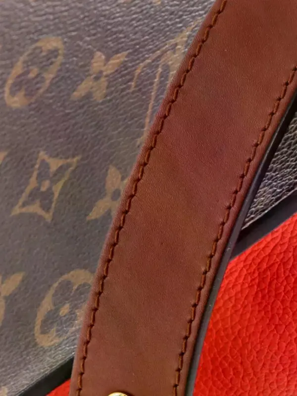 LOUIS VUITTON Vaugirard Handbag Monogram Canvas With Leather Satchel