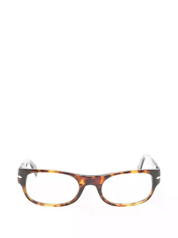 Persol Tortoiseshell-effect Rectangle-frame Sunglasses