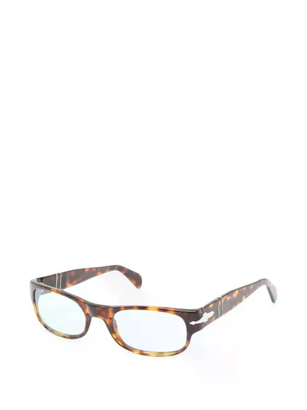 Persol Tortoiseshell-effect Rectangle-frame Sunglasses
