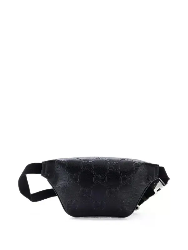 Gucci Gg Embossed Perforated Leather Small Belt Bag