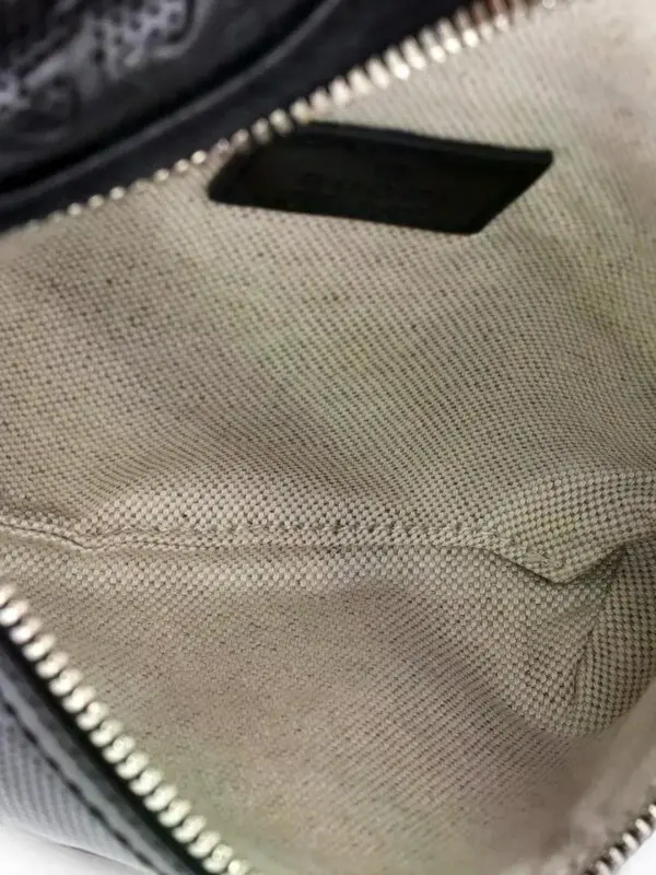 Gucci Gg Embossed Perforated Leather Small Belt Bag
