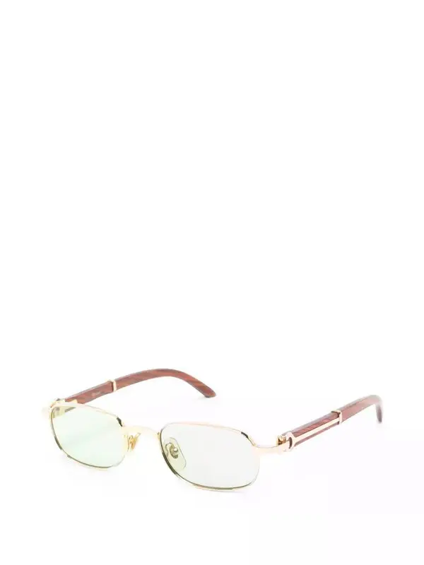 Cartier Camarat Rectangle-frame Sunglasses