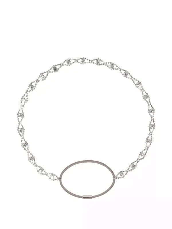 JENNIFER BEHR Rosita Crystal-embellished Headwrap - Silver
