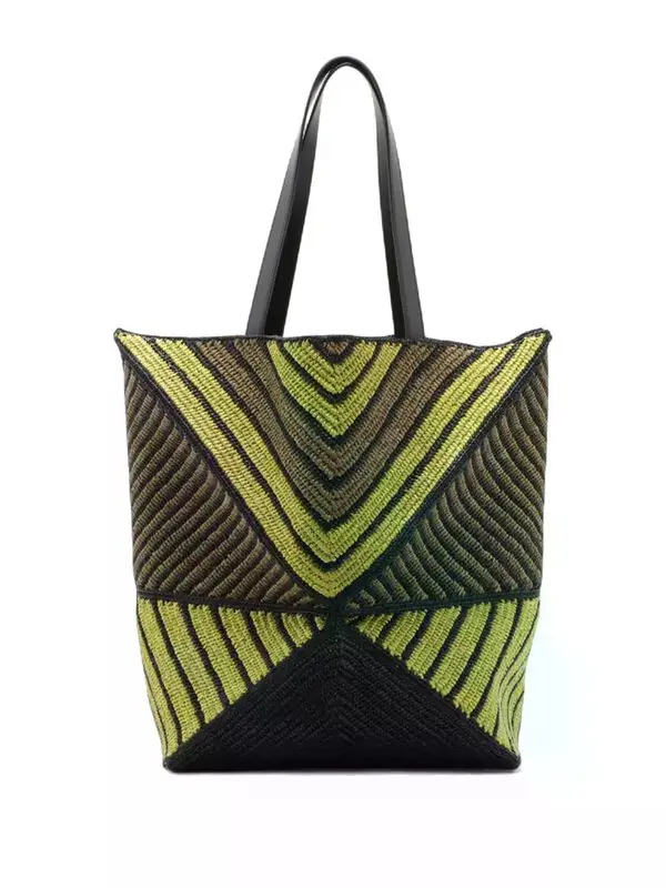 Loewe 2010-2026 Raffia Puzzle Fold Xl Tote Bag