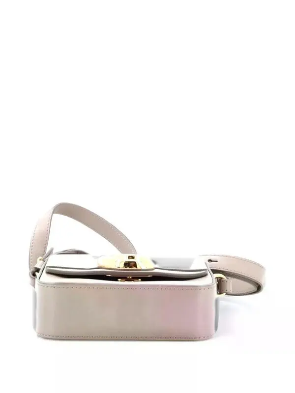 Chloé C Flap Bag Leather Mini Crossbody Bag