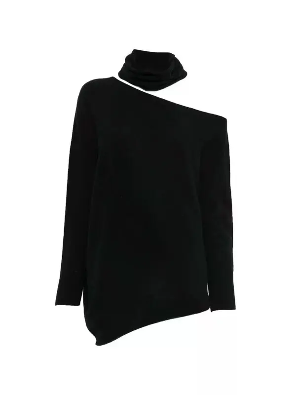 VANISE Cut-out Asymmetric Sweater