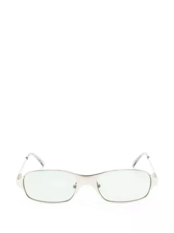 BRU EYEWEAR Aitken Oval-frame Sunglasses - Silver