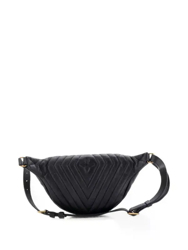 LOUIS VUITTON New Wave Bumbag Quilted Leather Belt Bag - Black