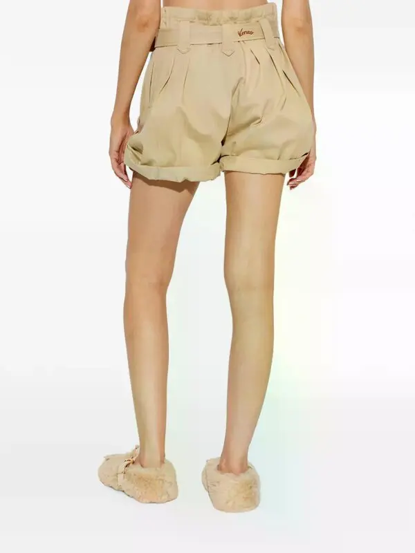 Kenzo Belted Pleated Shorts