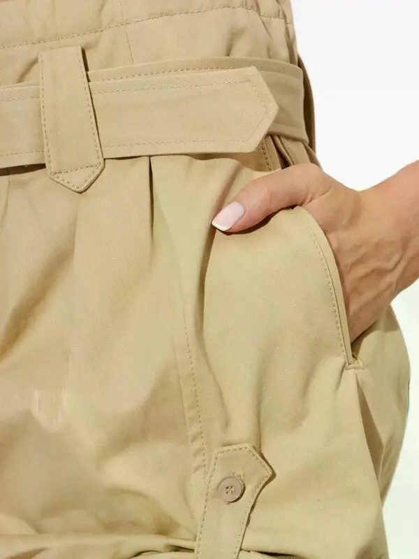 Kenzo Belted Pleated Shorts