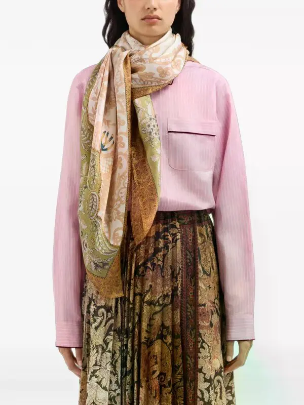 PIERRE-LOUIS MASCIA Molare Paisley Floral-print Scarf