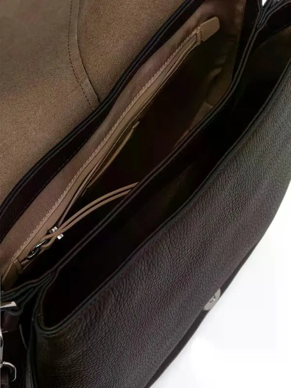 GIANNI CHIARINI Helena Round Grained-leather Shoulder Bag