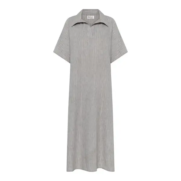 BELYED HANDCRAFT Heyam – Linen Dress Belyed - Grey
