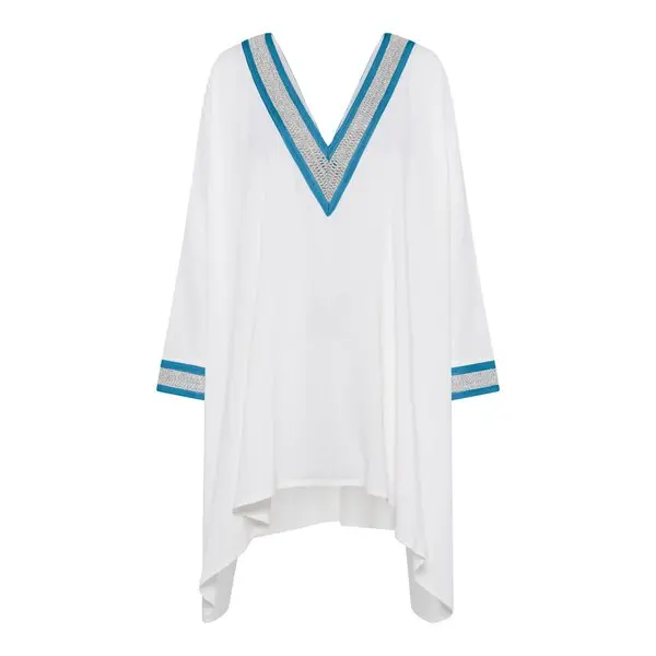 BELYED HANDCRAFT Novea – Linen Beach Cover-up Belyed - White