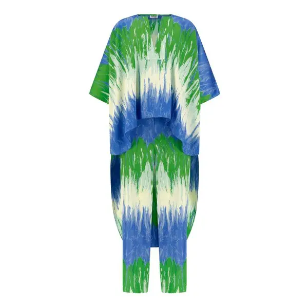 BELYED HANDCRAFT Belyed Tamara Silk Crepe Tunic & Pants Set