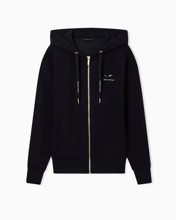 Armani Exchange Scuba Zip-up Stretch Sweatshirt
