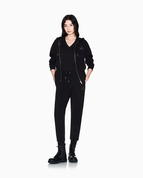 Armani Exchange Scuba Zip-up Stretch Sweatshirt