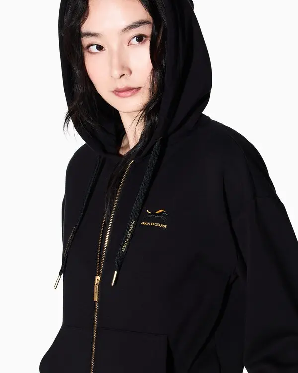 Armani Exchange Scuba Zip-up Stretch Sweatshirt