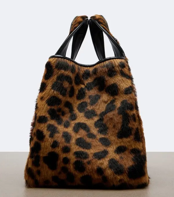 Saint Laurent Le 5 A 7 Bea Baby Calf Hair Top-handle Bag